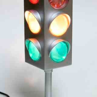 Traffic light decorations for the garage, kitchen, or... bedroom. Oh, my!