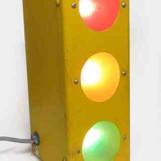Traffic light decorations for the garage, kitchen, or... bedroom. Oh, my!